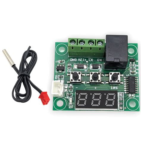 W1209 Incubator Temperature Controller Dc 12v Supply Ntc Waterproof Sensor Use In Incubator
