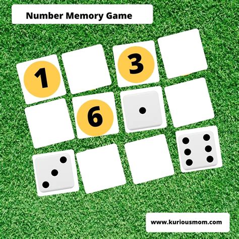 Number Memory Games For Adults Free Worksheets Printable