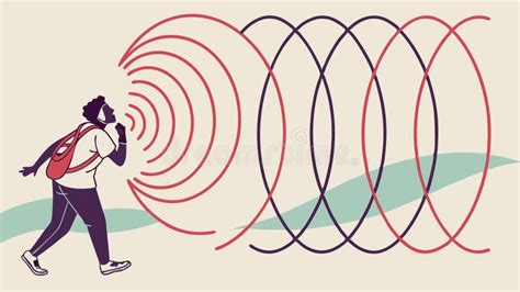 Sound Wave Illustration Audio Technology Vector Design Generative Ai