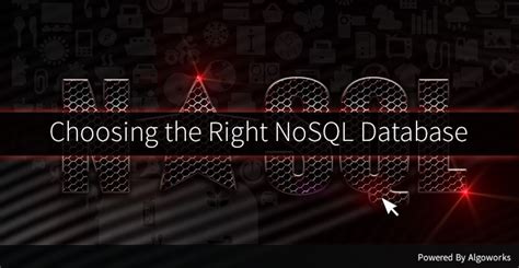 Choosing The Right NoSQL Database Type For App Development Algoworks