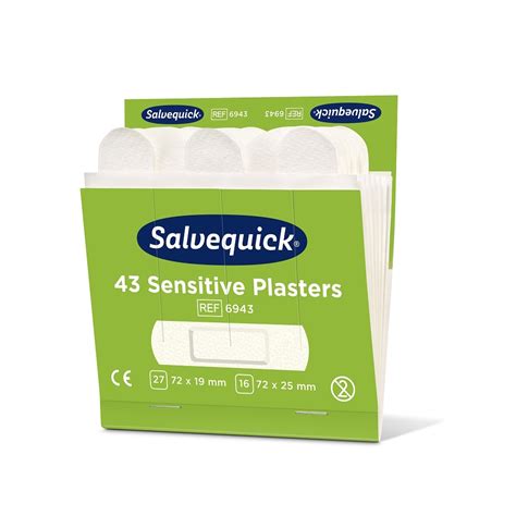 Cederroth Salvequick Pflaster Sesitive Weiß Für Empfindliche Haut