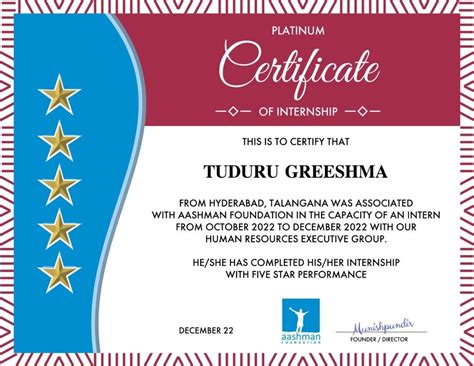 Greeshma Tuduru On Linkedin Internship