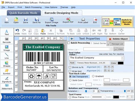 Free Barcode Generator 7302