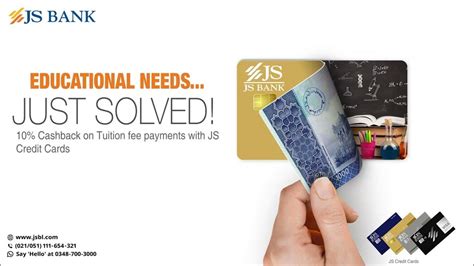 Js Credit Card Instant Cashback Education Youtube