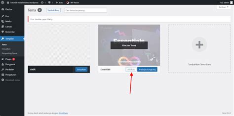 Tutorial Install Theme Essentials Tutorial Install Theme And Plugin Wordpress Premium