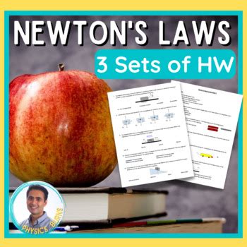 Newton S Laws HW Set By Physics Burns TPT
