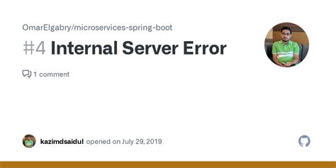Internal Server Error Issue Omarelgabry Microservices Spring Boot Github