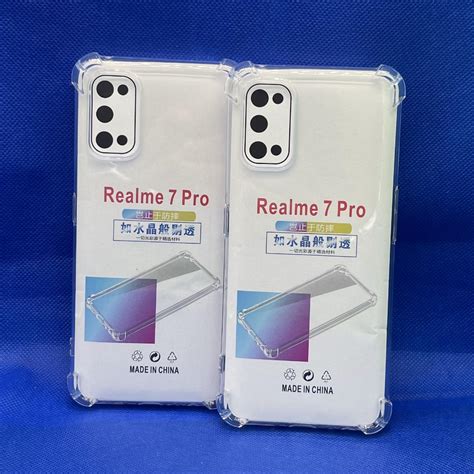 Case Realme เคส realme 7 pro ไมคลมกลอง ตรงรน แบบ TPU ใสเสรมขอบและมมกนกระแทก สงไว จาก