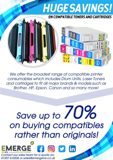 Why Choose Compatible Toners Emerge Ne
