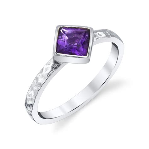 Amethyst Stacking Rings Four Peaks Mining Co