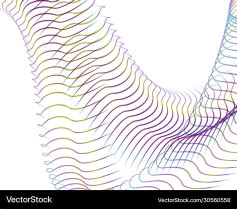 Abstract Background Blend Wave Line Design Vector Image