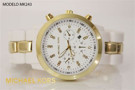 Reloj Michael kors dama blanco/dorado | Michael kors, Dama blanca ...