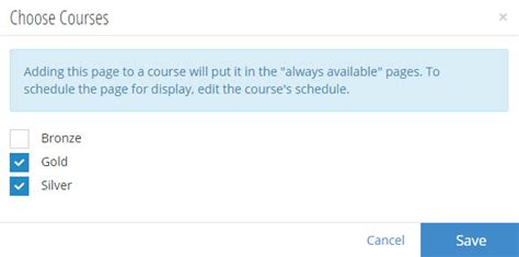 Course Tiers Summit Evergreen Documentation