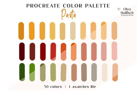 Bright Spring Procreate Color Palette Graphic By Olya Haifisch