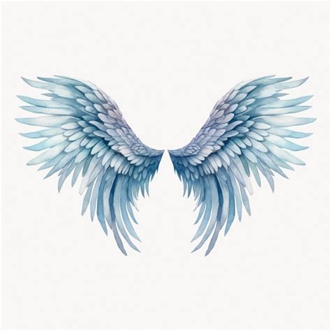 Premium Vector | Elegant watercolor angel wings illustration