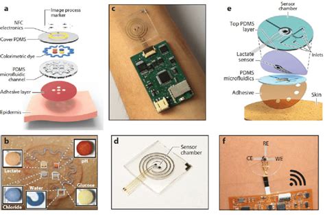 A F The Soft Microfluid Based Chemical Sensors 39 Download Scientific Diagram