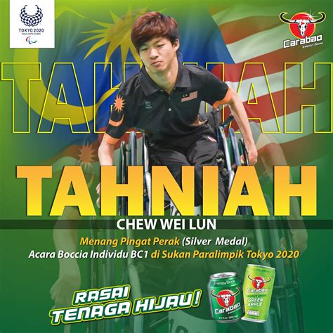 Tahniah Chew Wei Lun Memenangi Pingat Carabao Malaysia