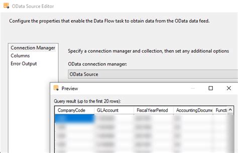 Ssis Error Odata Vsneedsnewmetadata Error When No Data Returned Stack Overflow