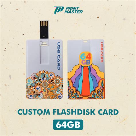 Jual Custom Usb Flashdisk Card Cetak Uv 64gb Shopee Indonesia