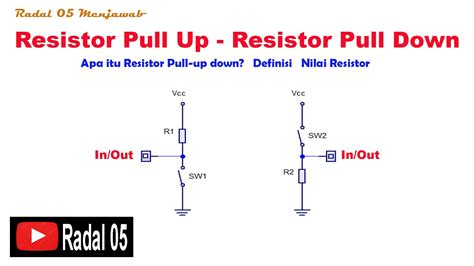 Resistor Pull Up Pull Down Apa Itu Pull Up Down Definisi Dan Fungsi
