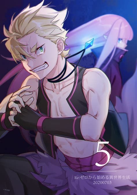 Garfiel Tinsel And Ryuzu Meyer Re Zero Kara Hajimeru Isekai Seikatsu Drawn By Kumuo