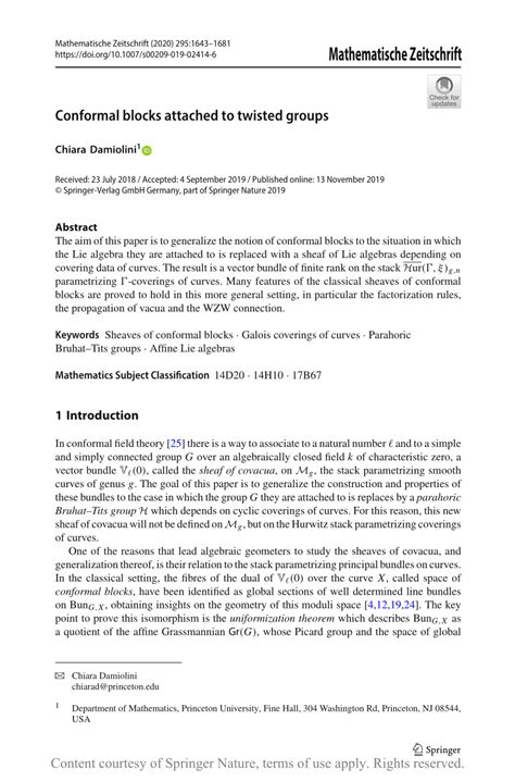 Conformal Blocks Attached To Twisted Groups