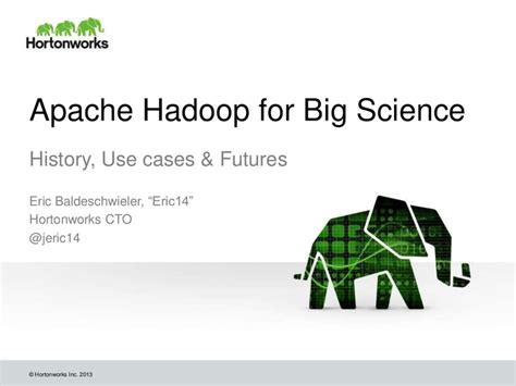 Apache Hadoop For Big Science History And Use Cases