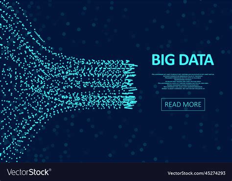 Abstract Virtual Digital Stream Royalty Free Vector Image