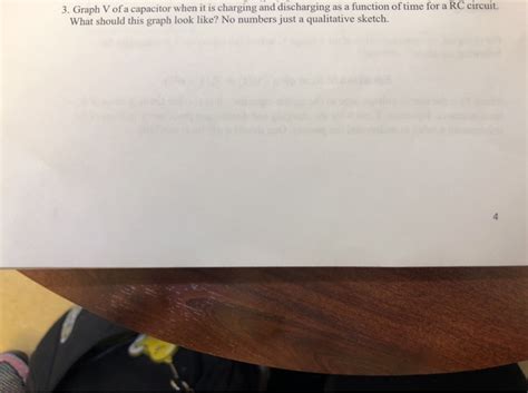 Solved Graph V Of A Capacitor When It Is Charging And Chegg