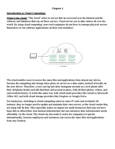 Chapter 1 Introduction To Cloud Computing Concepts And Architecture