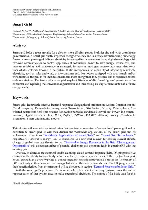 pdf smart grid