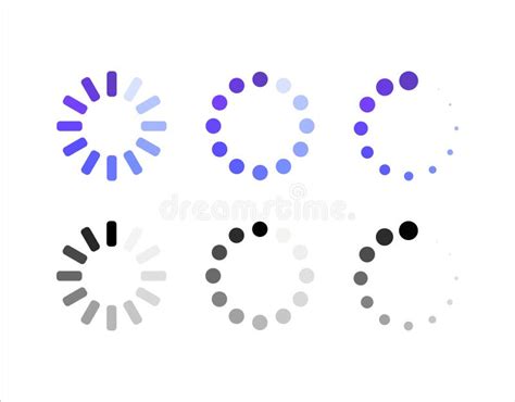 Circular Loading Spinners Stock Illustration Illustration Of Floral 373977570