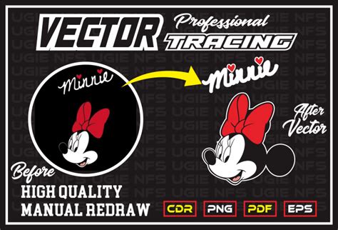 vector tracing redraw logo convert image to vector by ugienfs fiverr