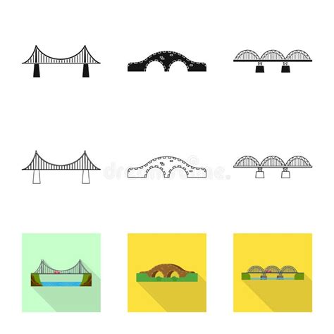 Vector Illustration Of Connection And Design Symbol Collection Of Connection And Side Vector