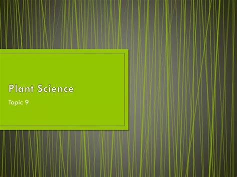 PPT Plant Science PowerPoint Presentation Free Download ID 2853116