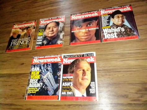 Vintage 90s 2001 Newsweek Magazine Newsweek Magazine Old Magazine