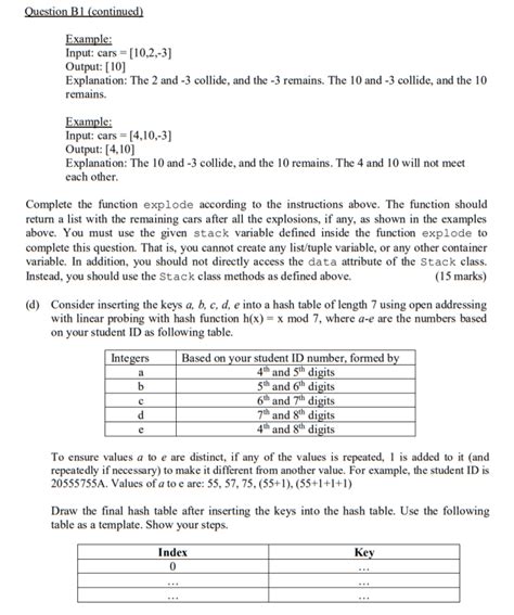 Solved You Are Given The Following Python Code Class Stack