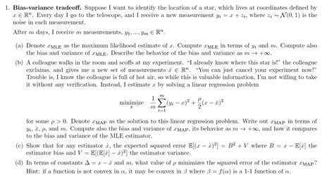 Bias Variance Tradeoff Suppose I Want To Identify Chegg