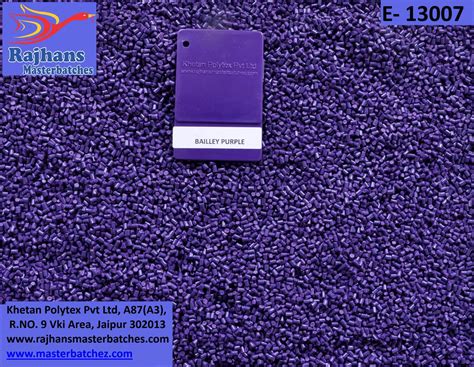 Violet Masterbatch E 13007 Khetan Polytex Private Limited Jaipur