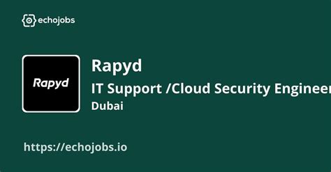 Hiring It Support Cloud Security Engineer Team Lead Dubai Aws