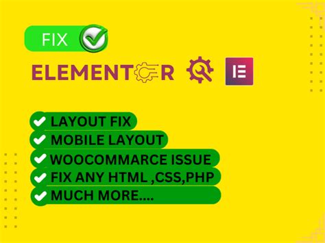 elementor fix issue within 24 hours by ebadat wp fiverr