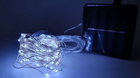 Гирлянда на солнечной батарее 10 метров Гирлянда Роса на аккумуляторе Уличная гирлянда