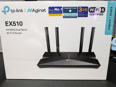TPLINK EX510 AX3000 Dual Band Wi Fi 6 Router Computers Tech Parts Accessories Networking