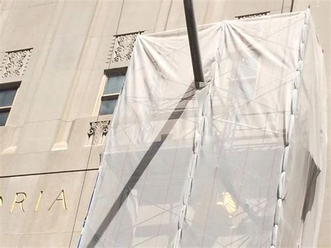 White Debris Netting Apac Scaffold