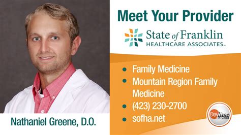 Meet Your Provider With Sofha Physician Nathaniel Green Do Sofha
