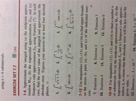 Solved Approximate The Integral Using A The Midpoint