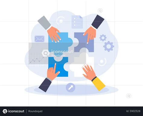 Business Collaboration Illustration Free Download Business