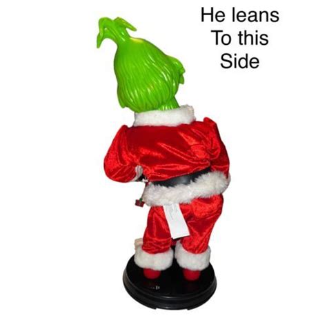 Gemmy Grinch Animated 21 Dances Sings Swings Lights Tested Read