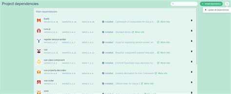 Vuejs Why Does Vue Ui Npm Not Let Me Update Certain Packages To