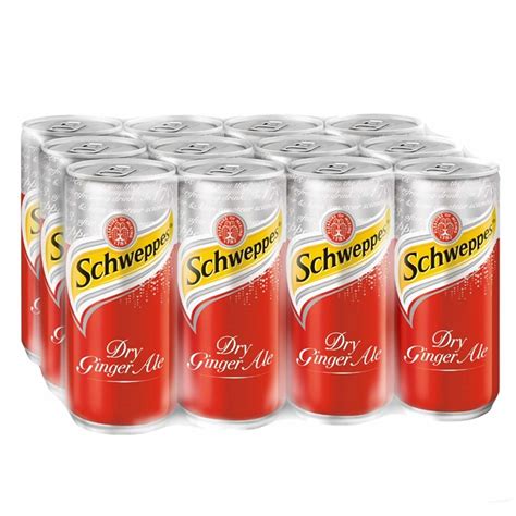 Schweppes Soda Watertonic Waterginger Ale 320ml X 24 Cans Shopee